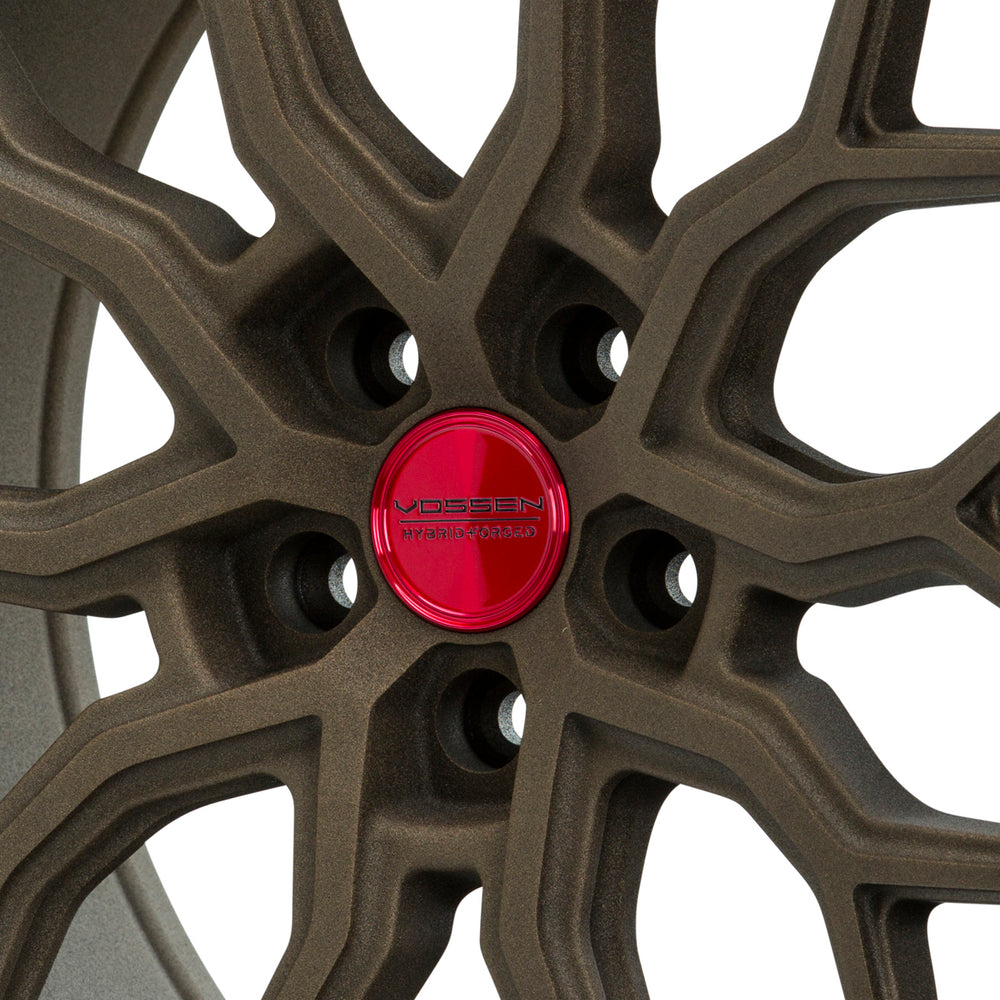 Hybrid Forged Optional Center Cap (Transparent Red/Black)