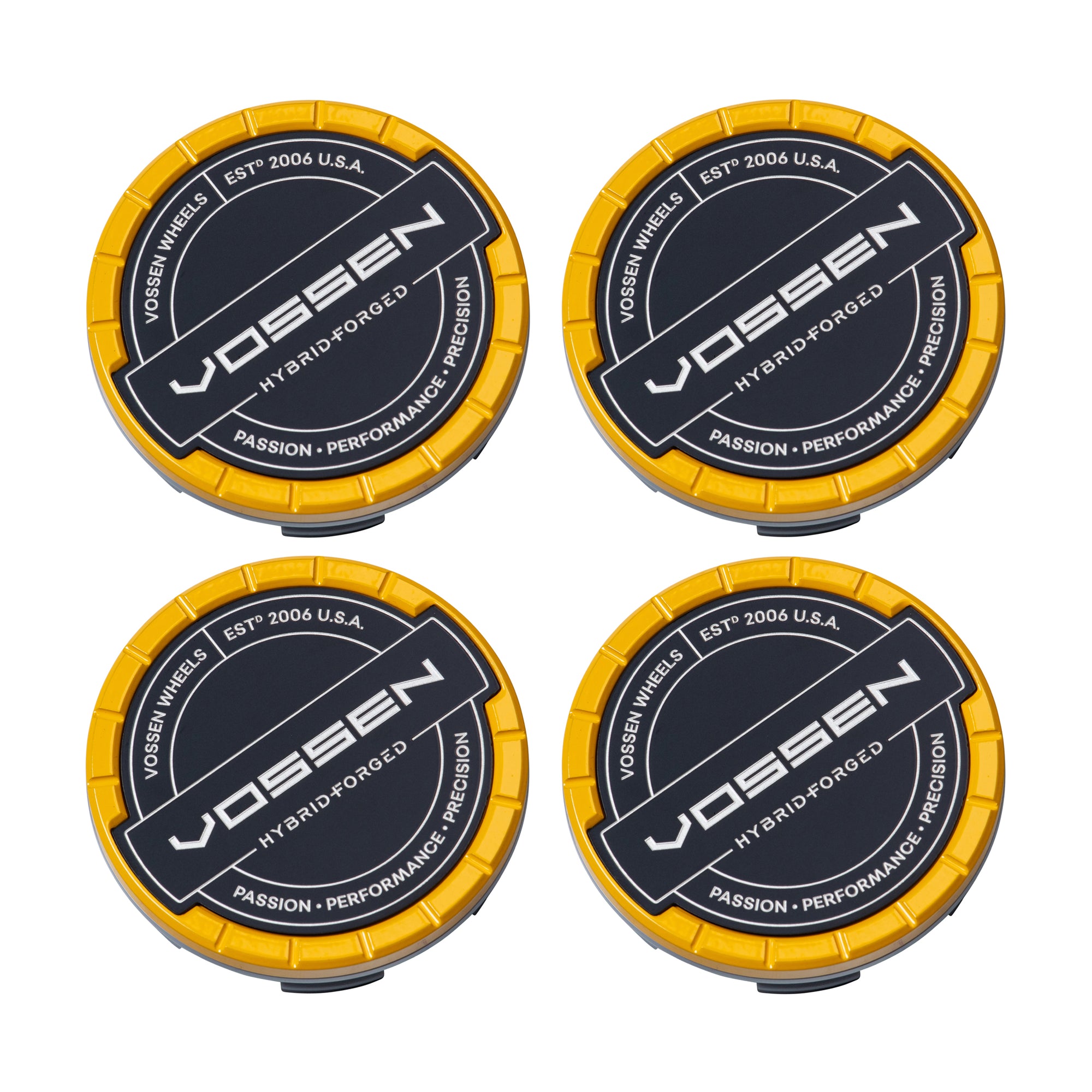 Vossen Hybrid Forged Billet Sport Center Cap Set for VF & HF Series ...