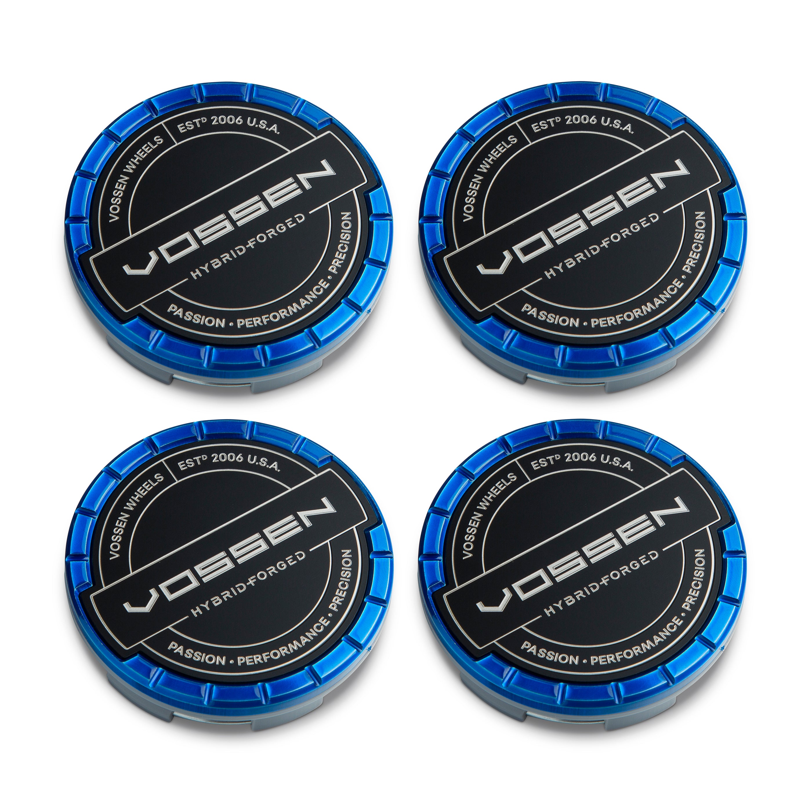 Vossen Hybrid Forged Billet Sport Center Cap Set for VF & HF Series ...